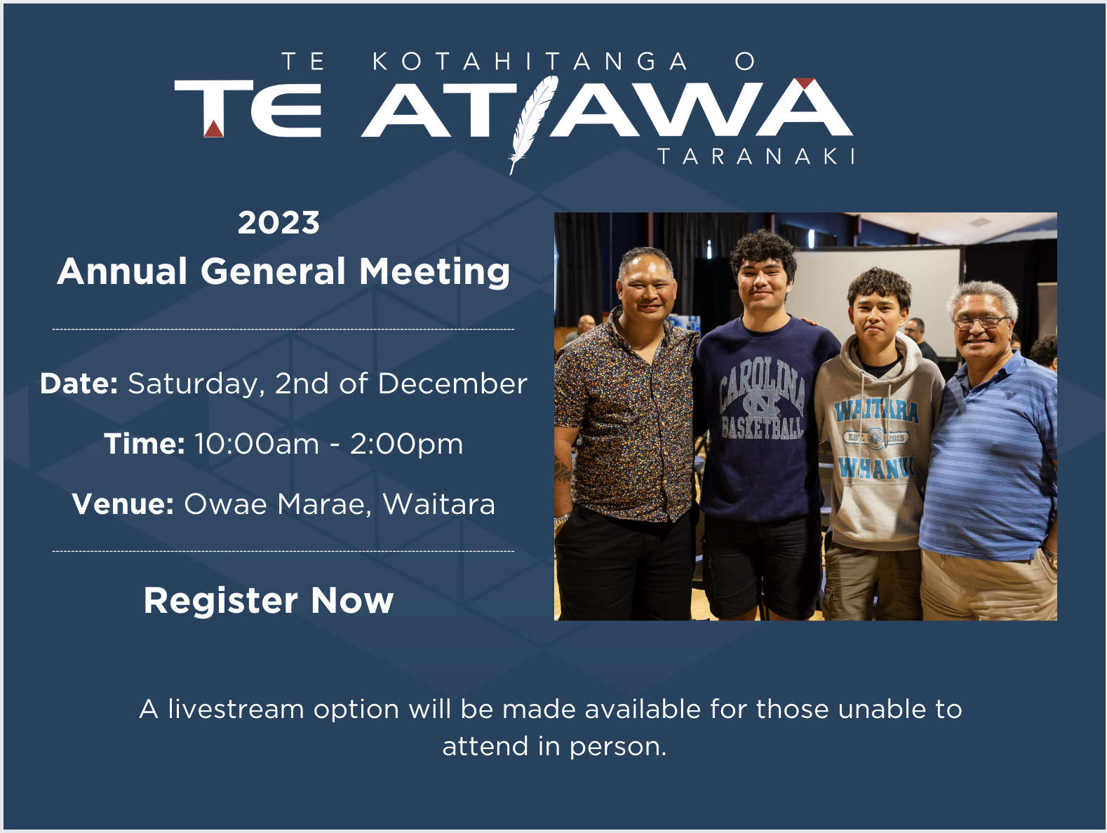 Te Kotahitanga AGM | Te Kotahitanga o Te Atiawa